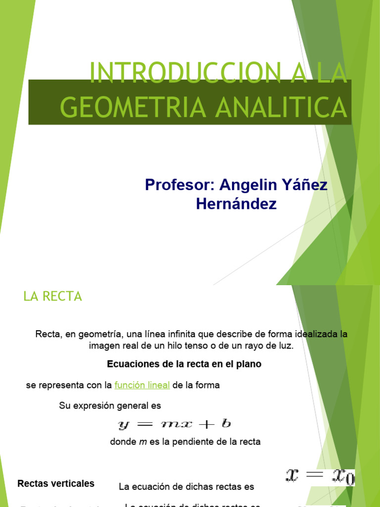 Introduccion A La Geometria Analitica Ayh | PDF | Elipse | Ecuaciones Introduccion A La Geometria Analitica Ayh | PDF | Elipse | Ecuaciones