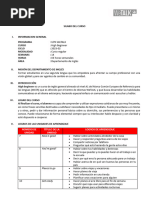 E5 Calendario Alumnos UPC 2025-01 | PDF