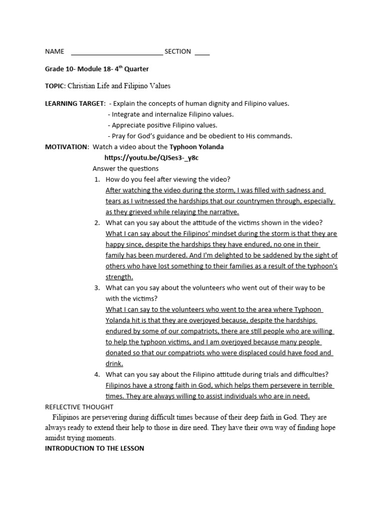 Grade 10 - Module 18 - Cle | PDF | Catholic Church | Saint