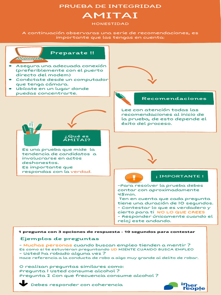 Prueba Amitai - Recomendaciones | PDF