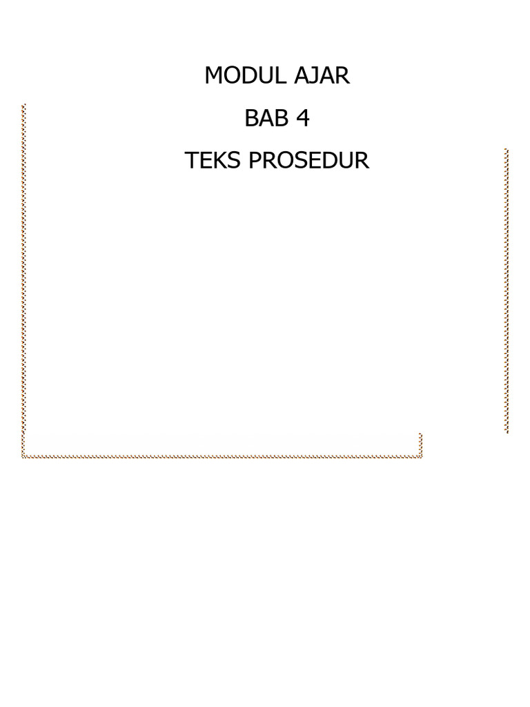 Modul Ajar Bab 4 | PDF