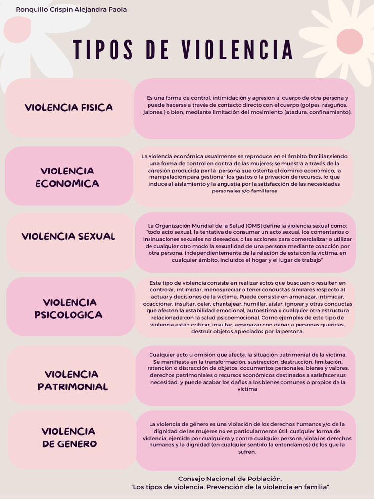 Tipos de Violencia | PDF