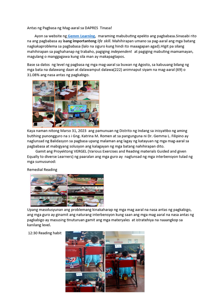 News Letter Filipino | PDF