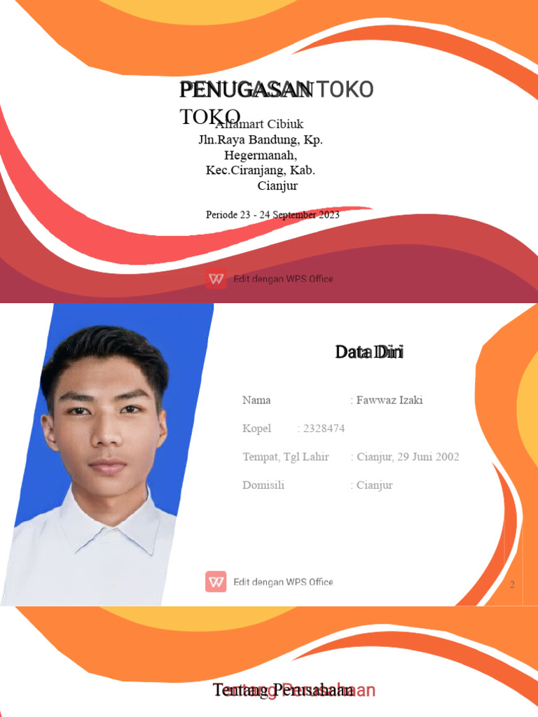 Penugasan Toko FAWWAZ-2328474 | PDF