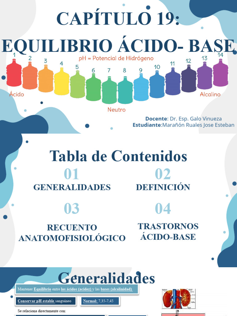Capítulo 19 -Equilibrio Ácido Base | PDF | Enfermedades y trastornos | Fisiología