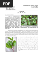 Natural Ink From Alugbati | PDF | Ink | Wellness