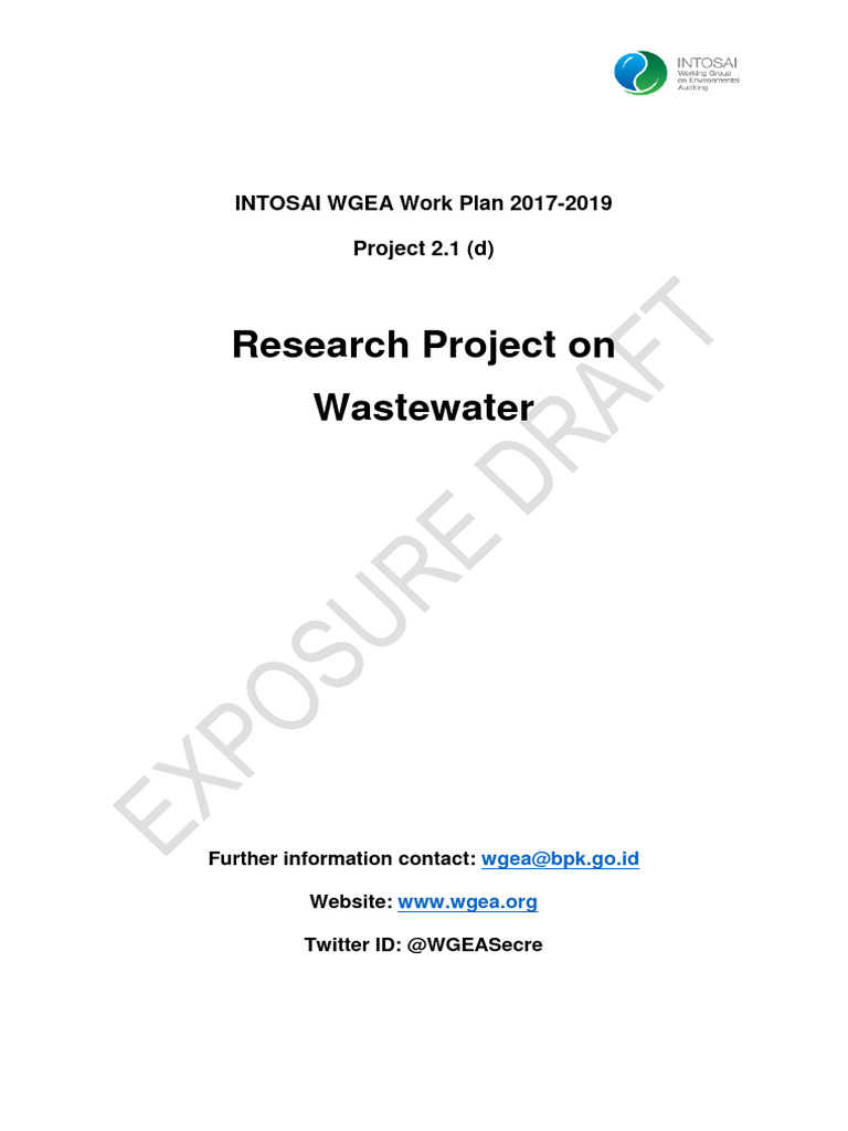 21d Wastewater Research Project Final Version | PDF | Sewage Treatment | Sewage