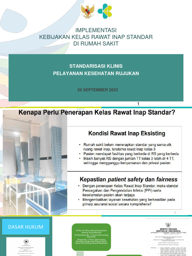Implementasi Kelas Rawat Inap Standar KRIS | PDF