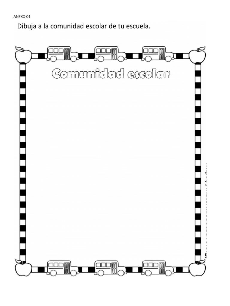 Anexos 1 Er Grado Mi Comunidad Escolar | PDF | Comunicación por medio ...