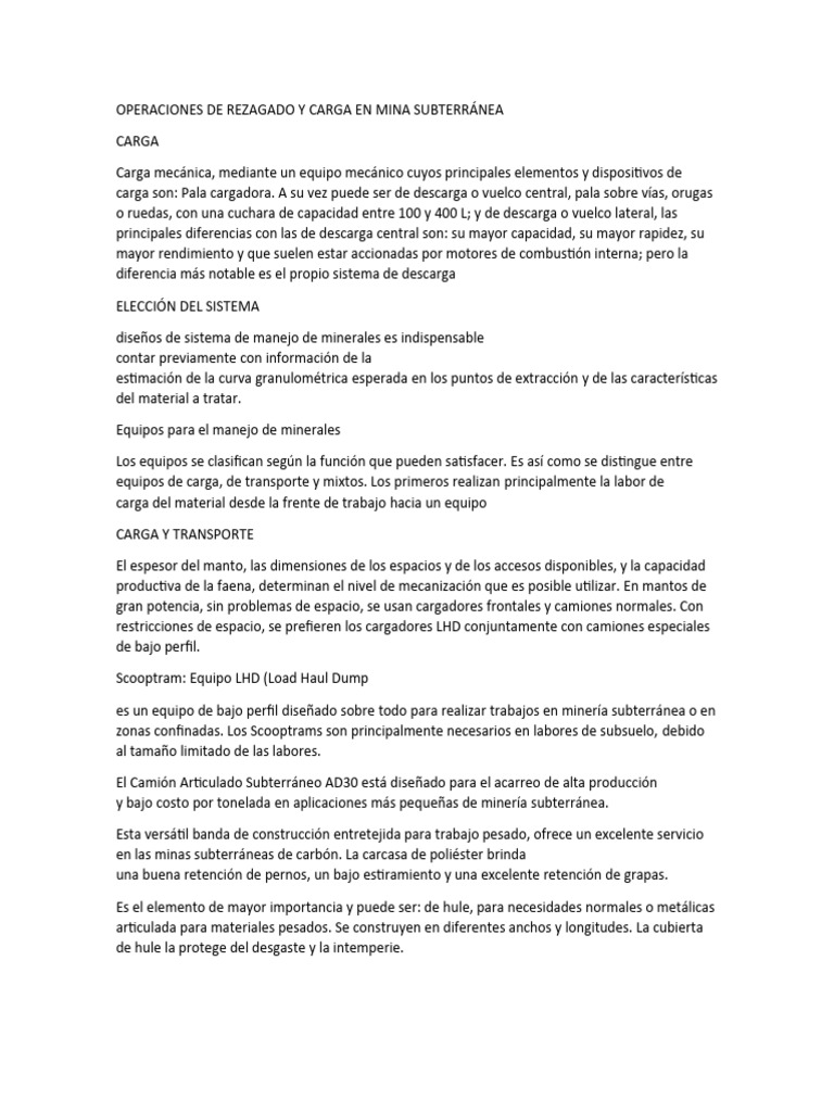 Ieem RC1 | PDF | Minería | Camión