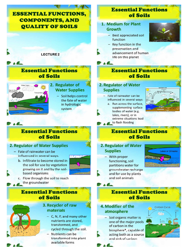 Lecture 2 Essential Functions Components Quality HANDOUT | PDF