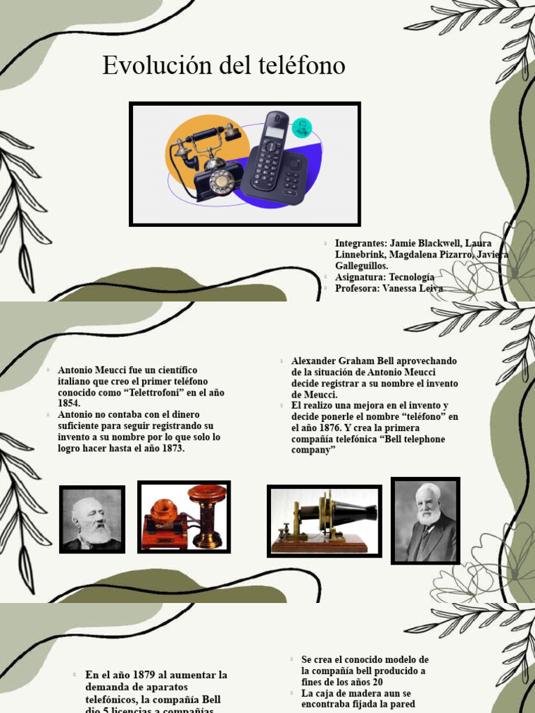 Evolucion Del Telefono | PDF