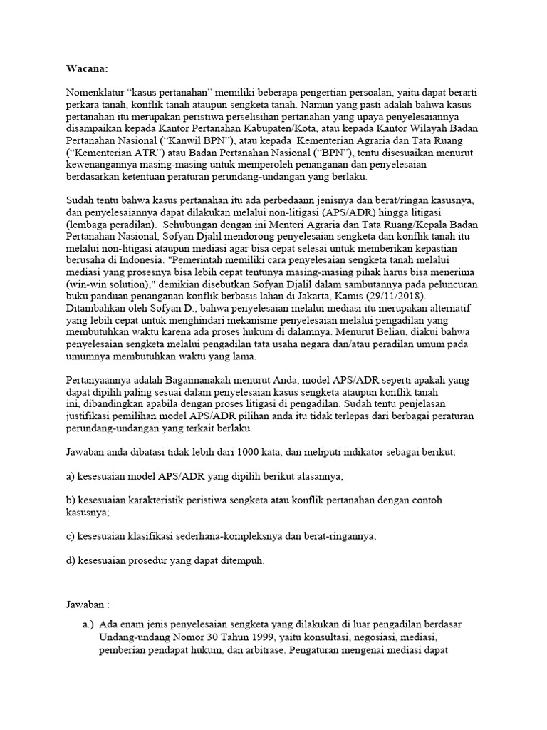 TAP Diskusi 6 | PDF | Hukum