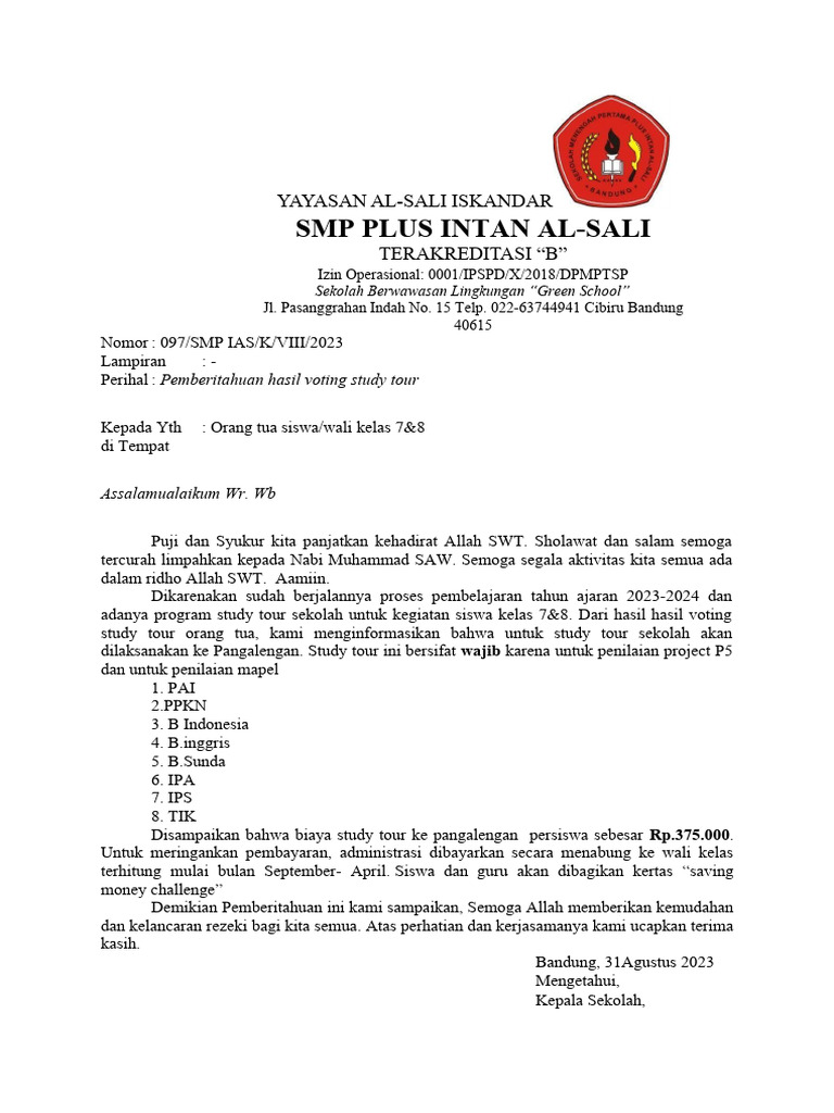 Pemberitahuan Hasil Voting | PDF Pemberitahuan Hasil Voting | PDF