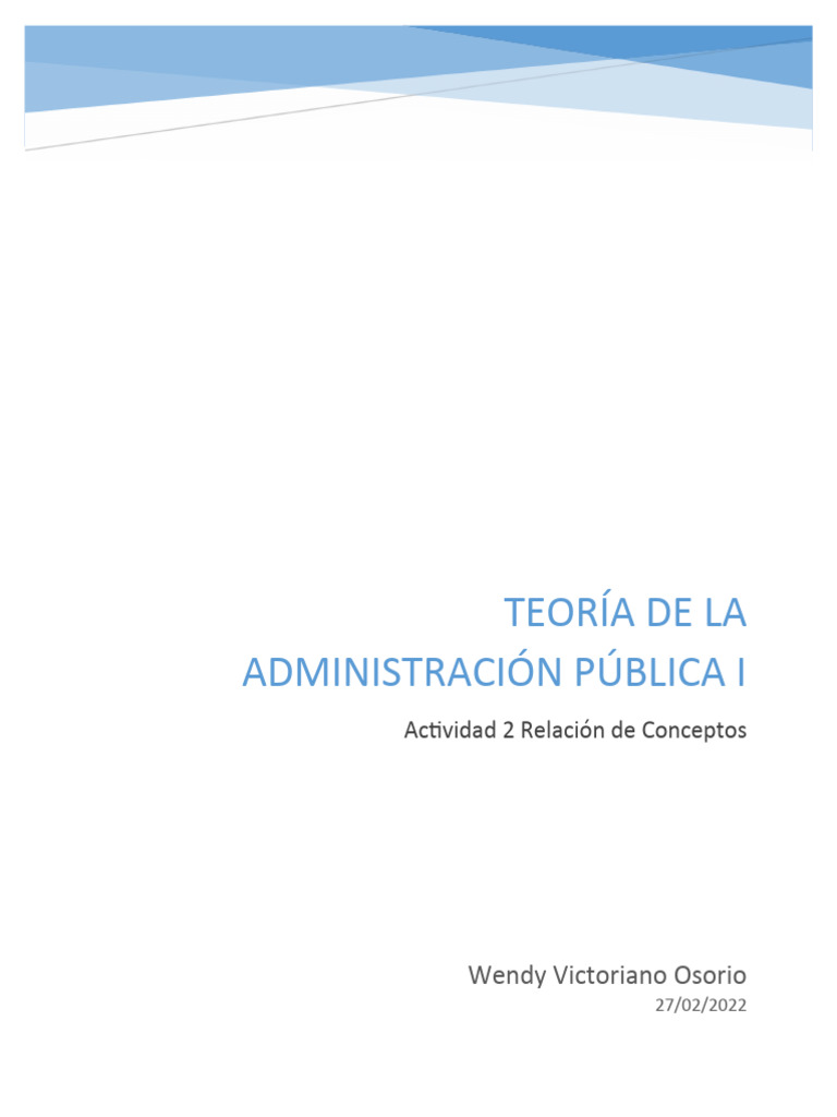 Relacion de Conceptos | PDF