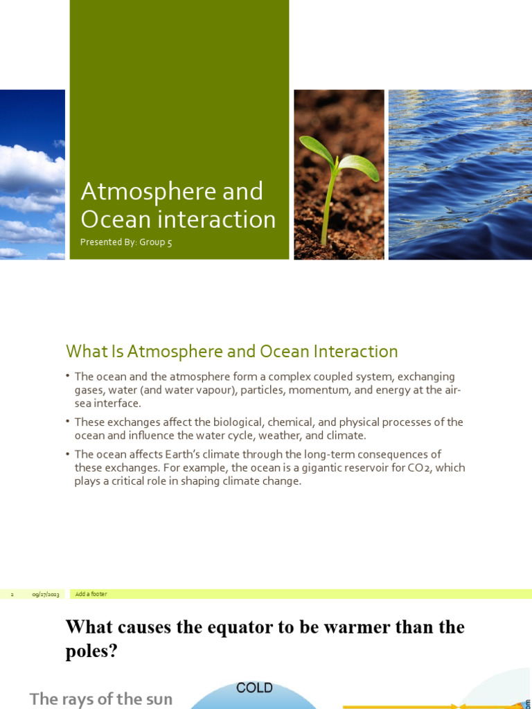 Atmosphere and Ocean Interaction | PDF | Oceans | Earth