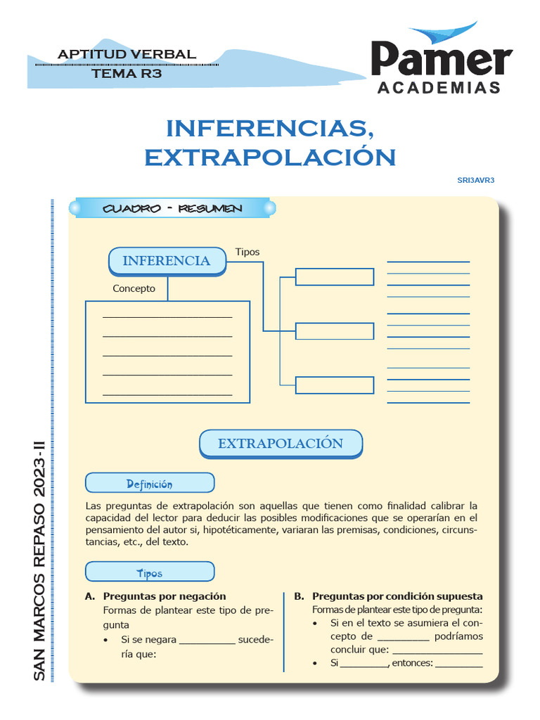C - AV - R3 - Inferencias - Extrapolación | PDF