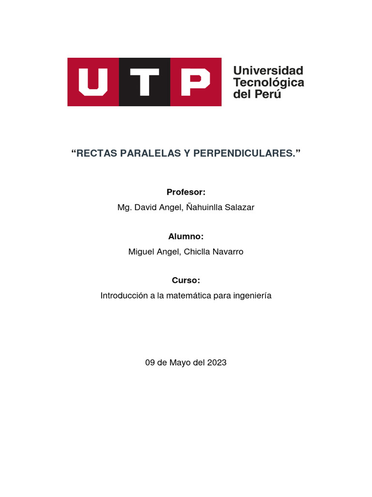 S06.s1 TAREA RESOLVER EJERCICIOS DE RECTAS PARALELAS Y PERPENDICULARES ... S06.s1 TAREA RESOLVER EJERCICIOS DE RECTAS PARALELAS Y PERPENDICULARES ...