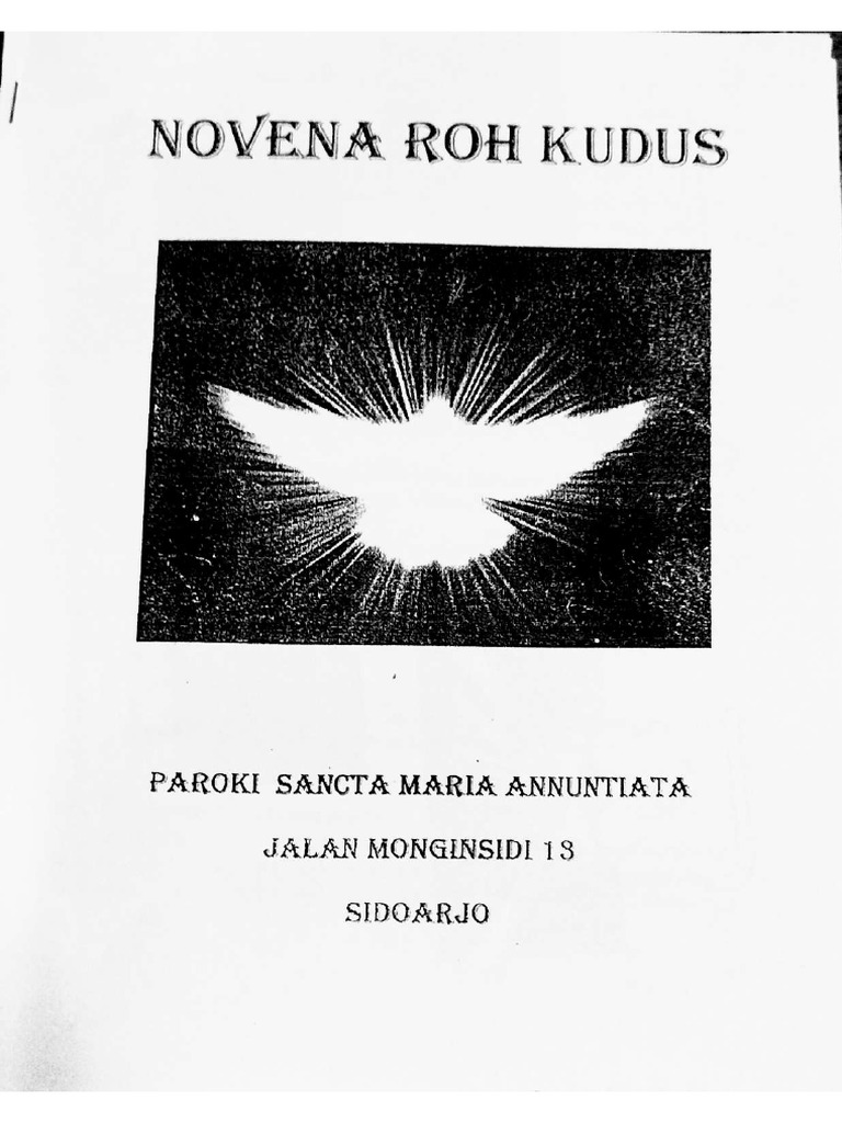 Novena Roh Kudus | PDF