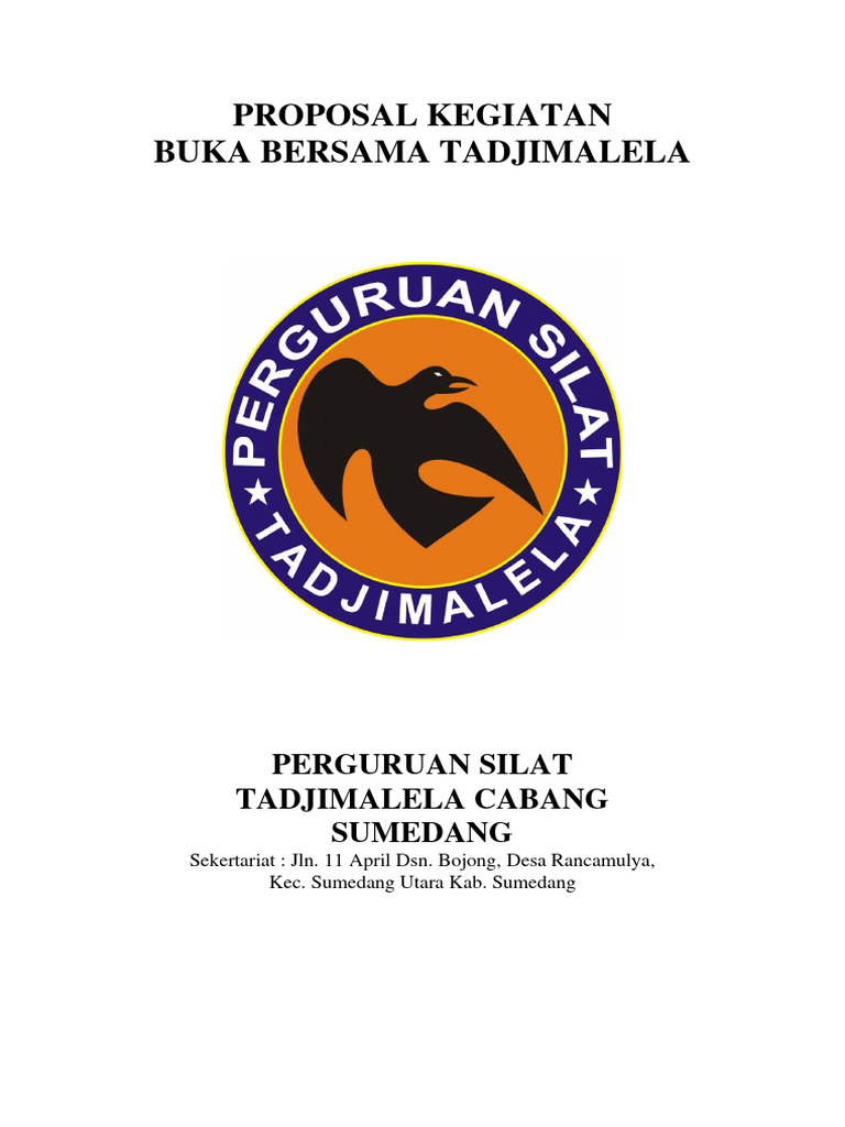 Proposal Bukber Tadjimalela 2021 | PDF