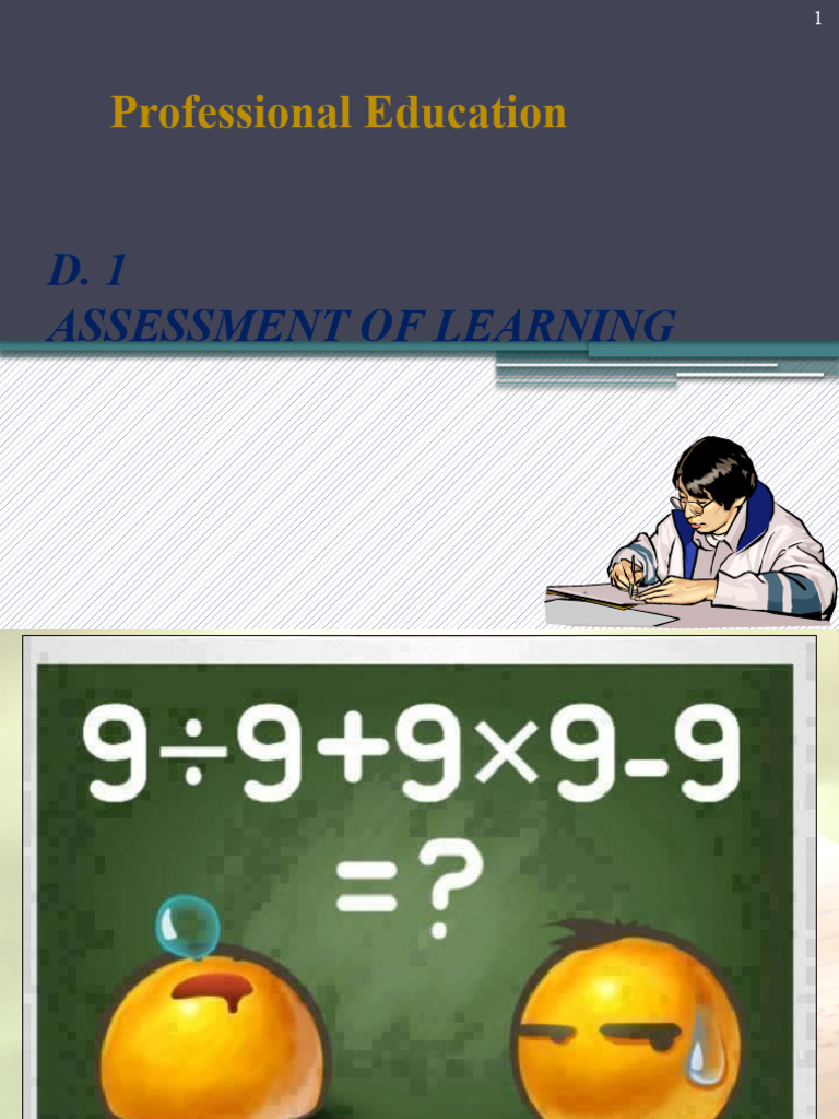 LET Review Assessment of Learning | PDF | Educational Assessment ...