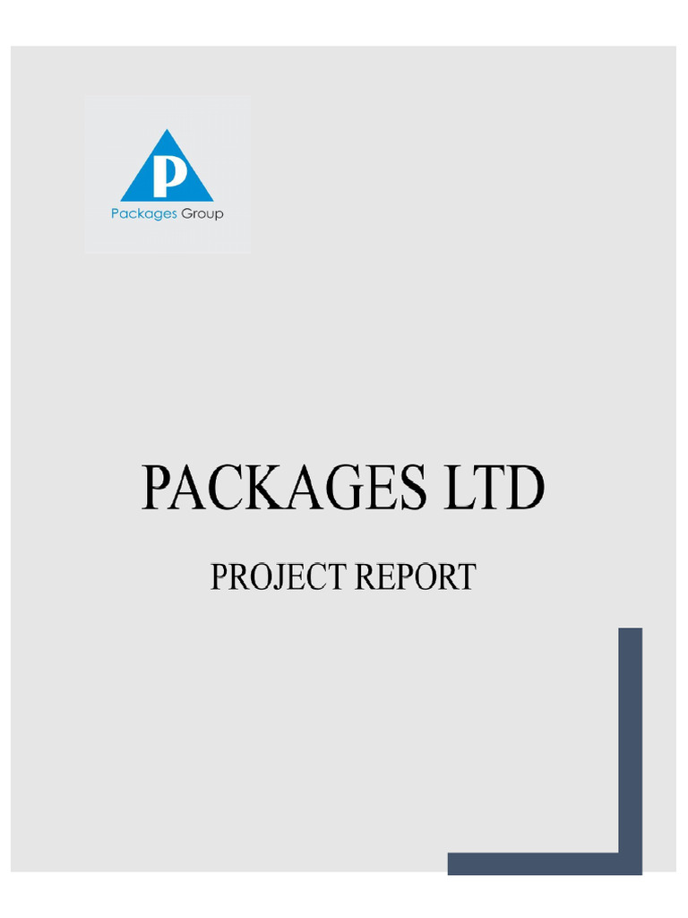 Packages Ltd HRM Project Report | PDF | Employment | Packaging And Labeling
