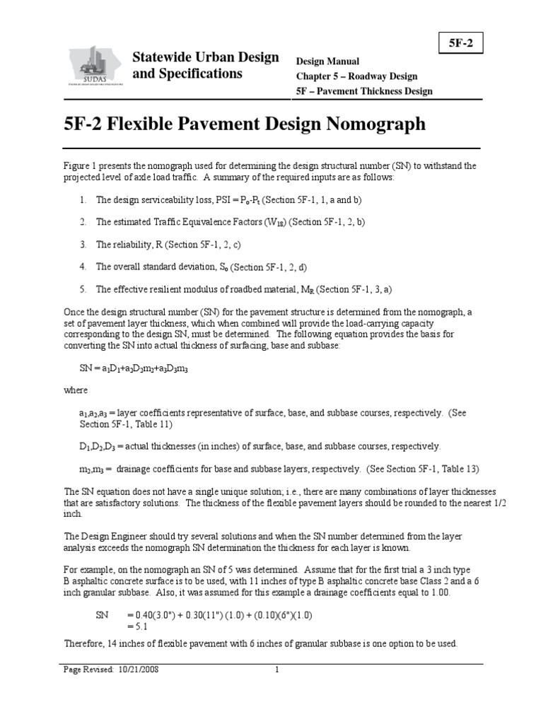 Flexible Pavement Design Nomograph | PDF | Technology & Engineering