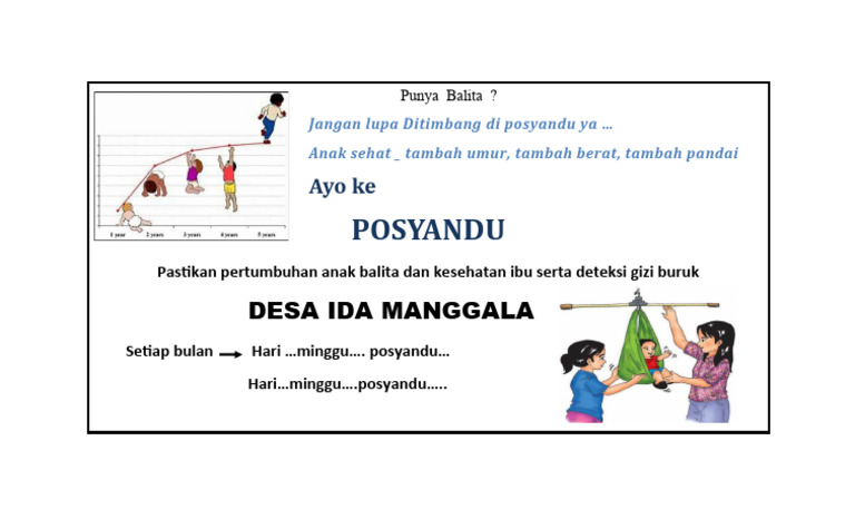 Spanduk Posyandu | PDF