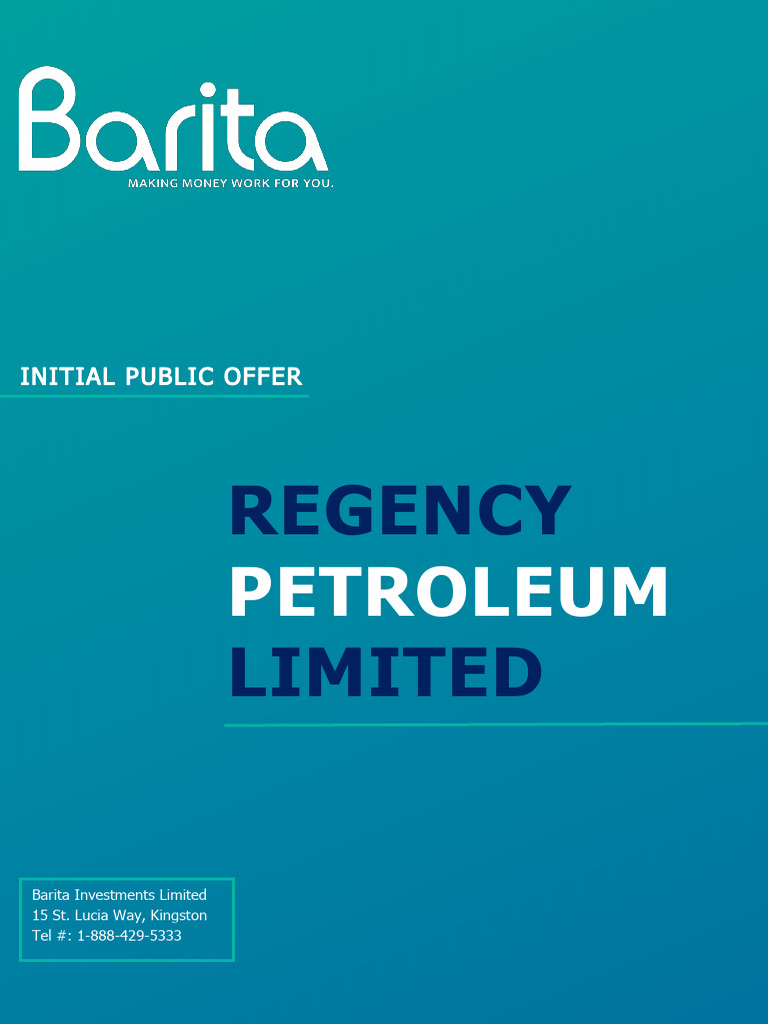 Regency Petroleum IPO Analysis | PDF