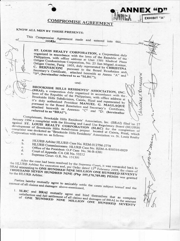 Compromise Agreement | PDF