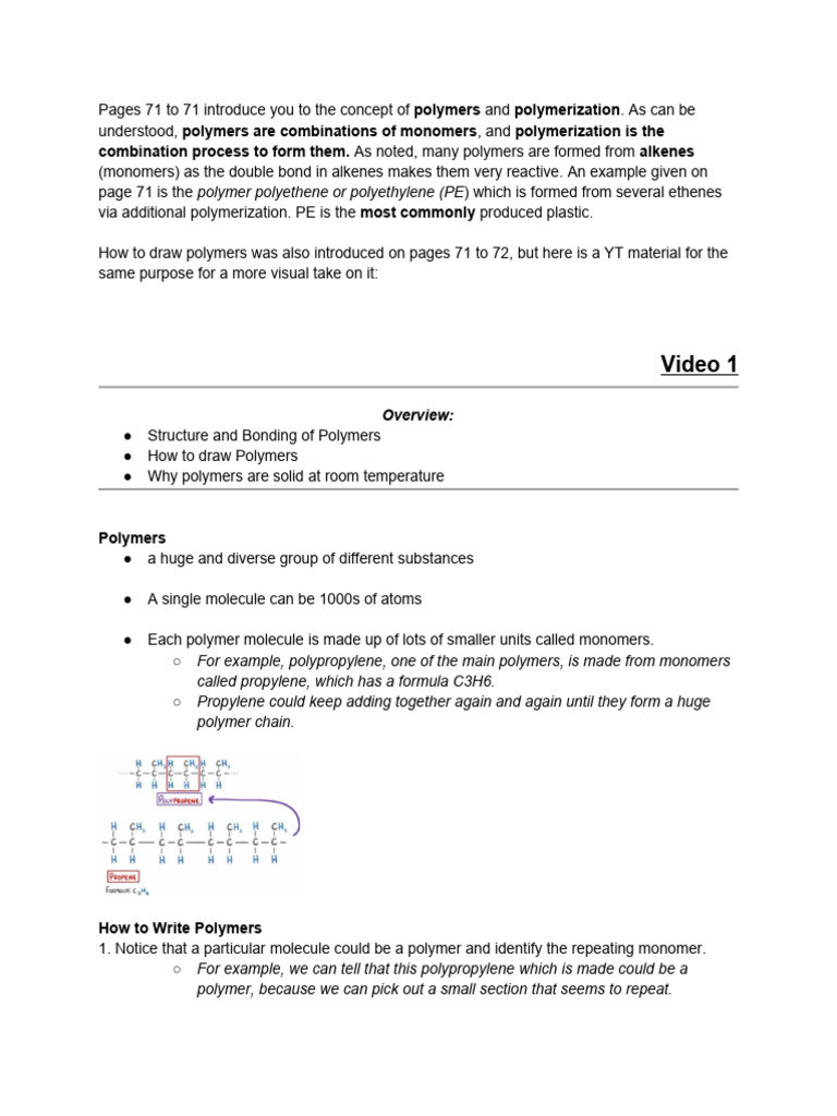 Chem 4B Lect and Transcript | PDF | Polymers | Plastic Chem 4B Lect and Transcript | PDF | Polymers | Plastic