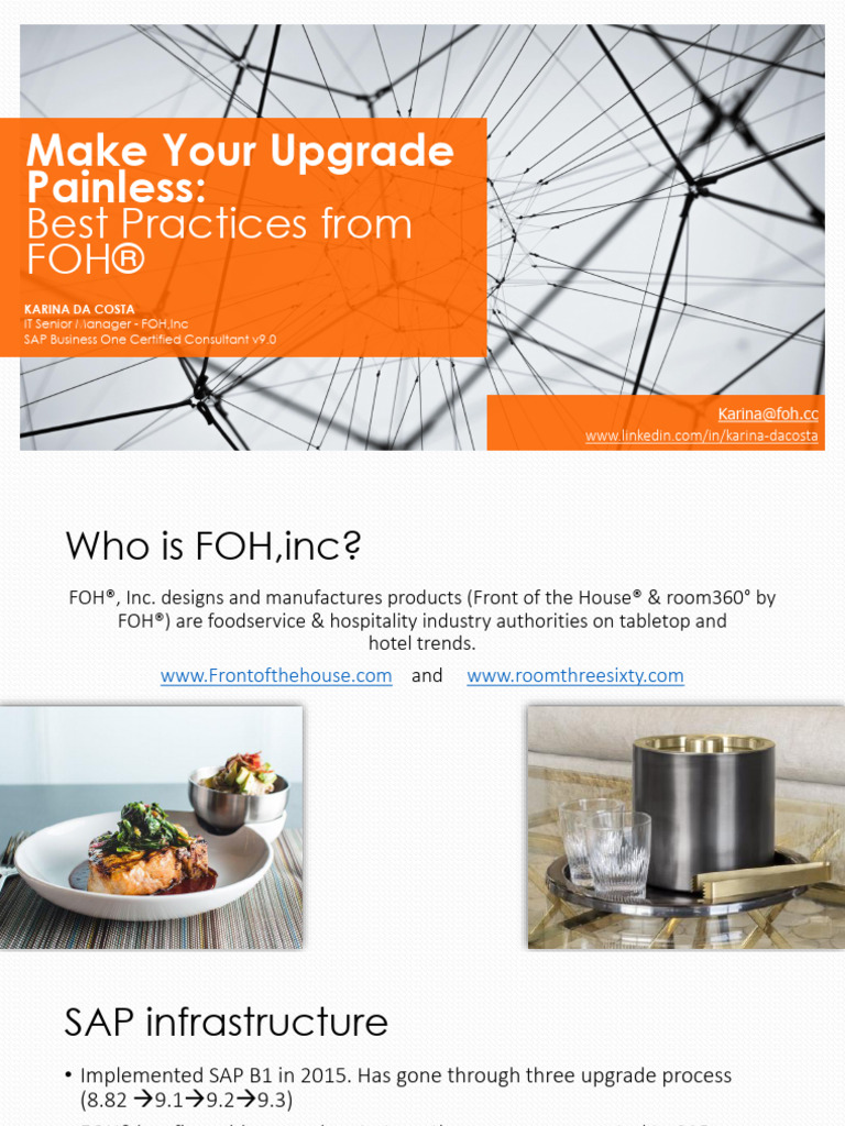 Pioneers Presentation For SAP Upgrade Best Practices | PDF