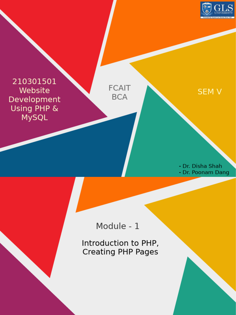 PHP Unit1 | PDF | Php | Dynamic Web Page PHP Unit1 | PDF | Php | Dynamic Web Page