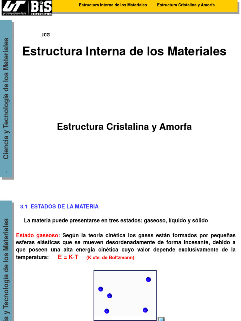 T3 P1 Estructuras Cristalinas y Amorfas | PDF