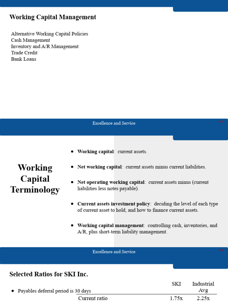Working Capital Decision (Autosaved) | PDF | Working Capital | Line Of ...