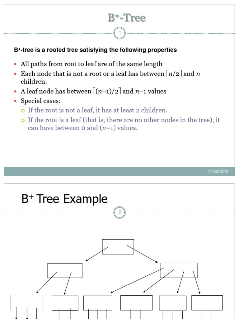 B Tree | PDF | Computer Data | Cybernetics