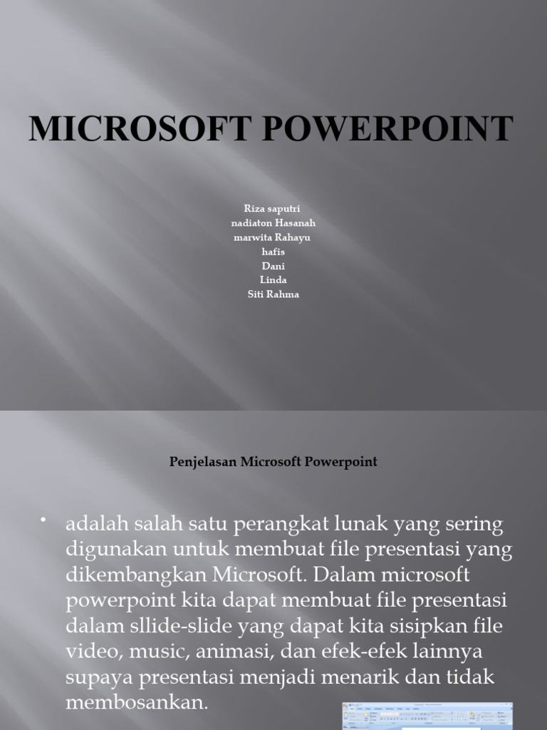 Microsoft Powerpoint | PDF