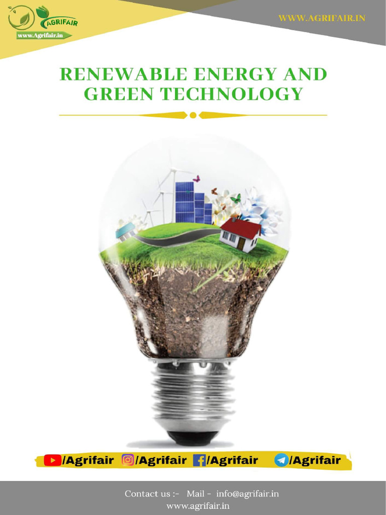Renewable Energy Green Technology | PDF | Technology & Engineering
