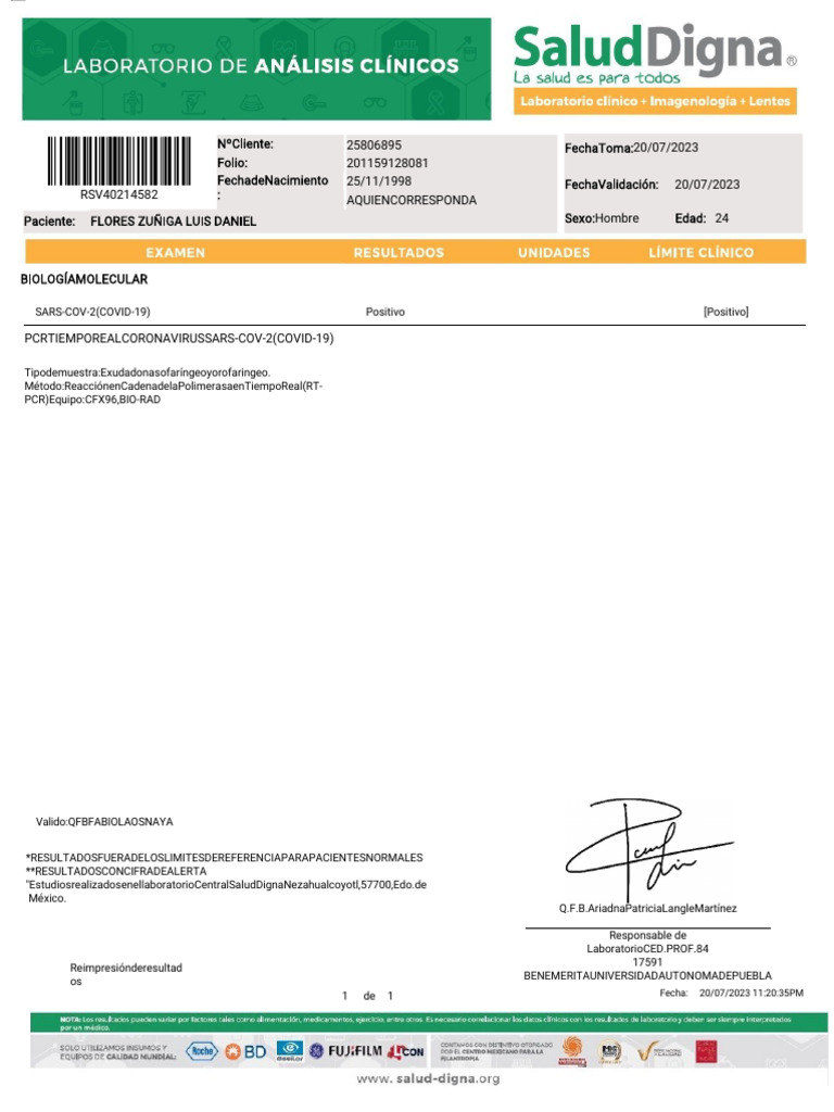 Resultados Salud Digna | PDF