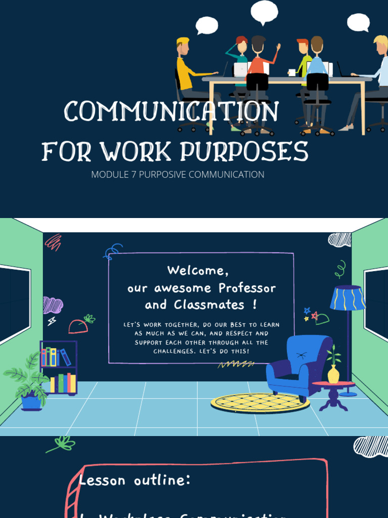 Communication For Work Purposes | PDF | Communication | Memorandum