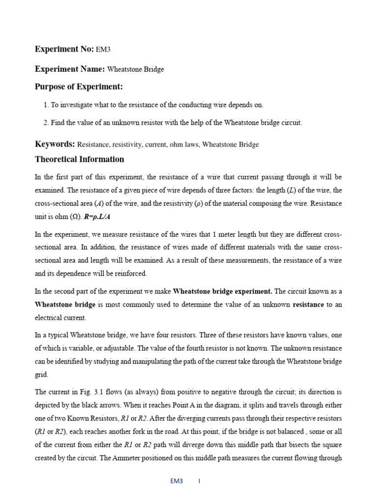 Em3 Eng-V3 | PDF | Electrical Resistance And Conductance | Resistor