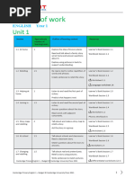 Cambridge Math Schemes of Work Year 1 | PDF