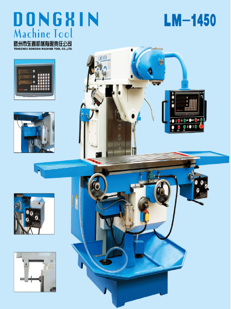 LM-1450 Universal Milling Machine | PDF