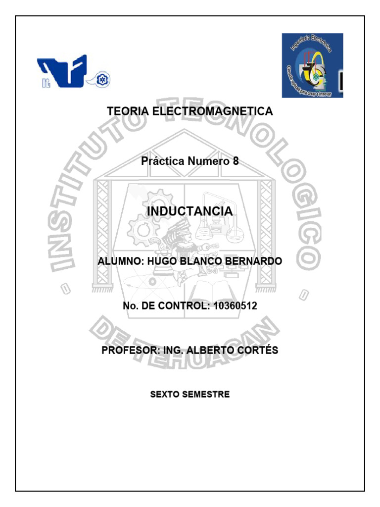 Reporte Practica 8 | Descargar gratis PDF | Inductor | Bienes manufacturados