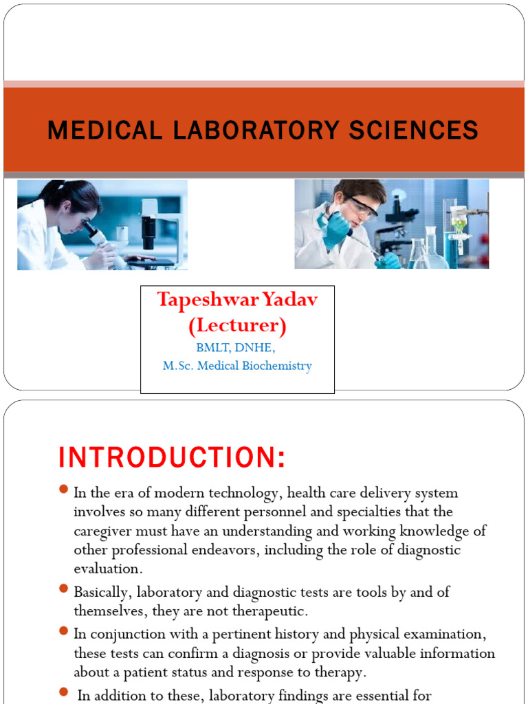 Medical Laboratory Sciences | PDF | Infection | Medicine