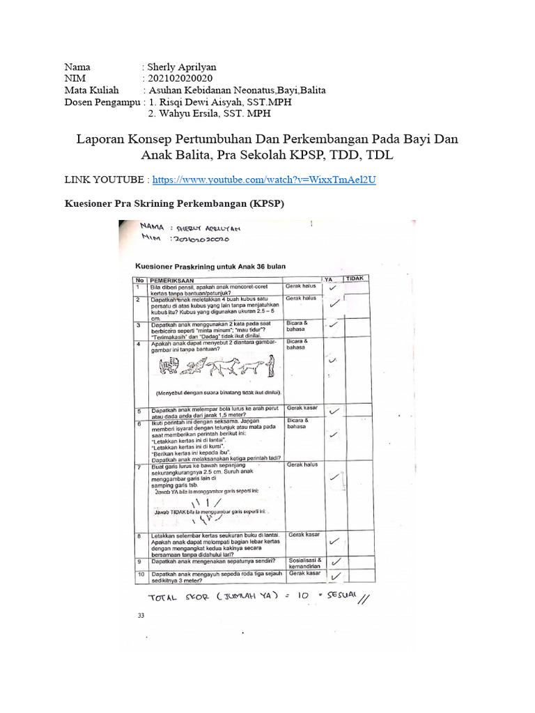 TUGAS ASKEB NEONATUS BAYI BALITA Laporan Konsep Pertumbuhan Dan Perkembangan Pada Bayi Dan Anak ...