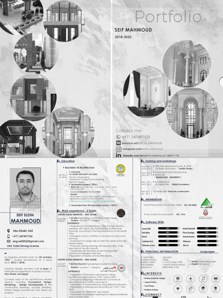 Seif M. Mahmoud Architecture Portfolio | PDF