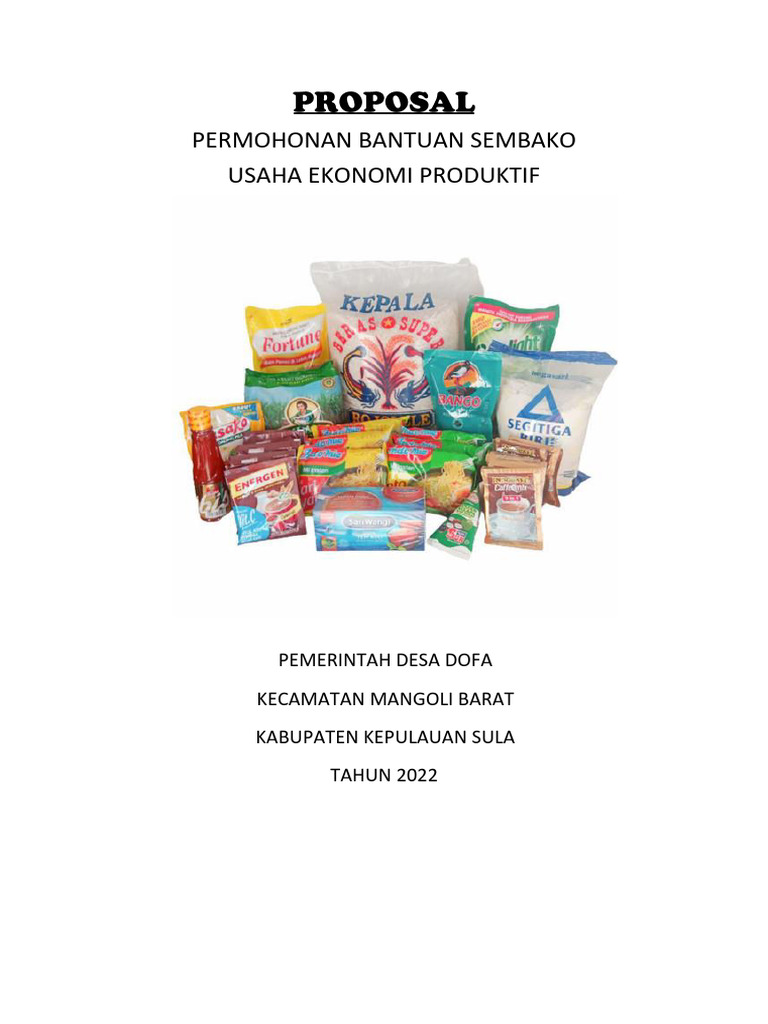 Proposal SEMBAKO DOFA | PDF