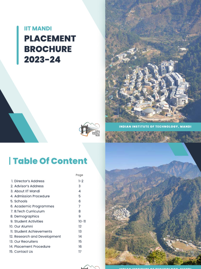 Brochure IIT Mandi 2023 | PDF
