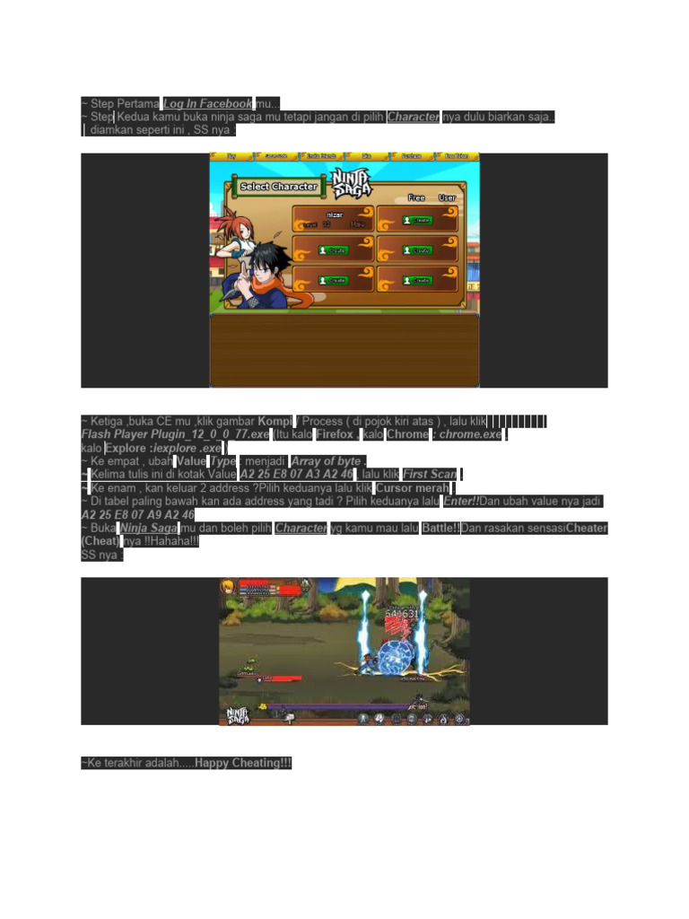 Cheat Ninja Saga | PDF